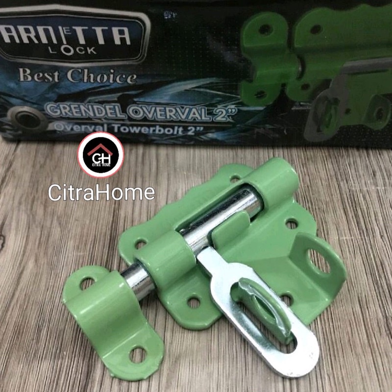 Jual Grendel Overval Overpal Hijau 2” Arnetta & Kofuku | Shopee Indonesia