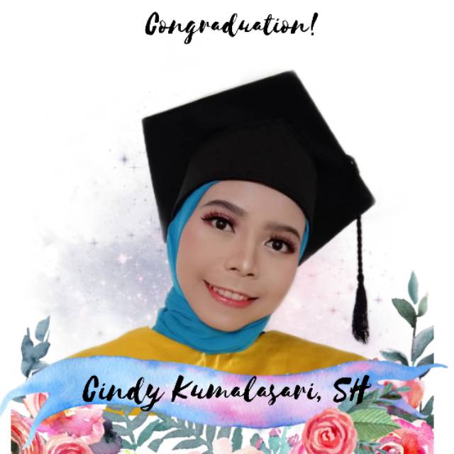 Jual Desain greeting card/ kado wisuda/ ilustrasi | Shopee Indonesia