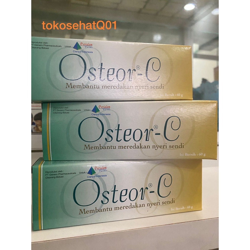 Jual Osteor-C Krim 60gr/ Osteor C Cream / Meredakan Nyeri Sendi ...