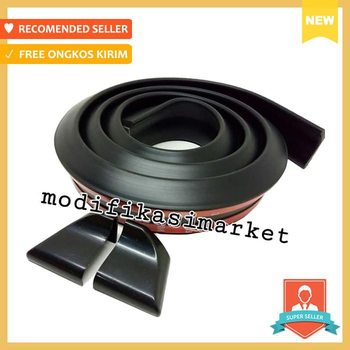 Jual Samurai Ducktail Hitam Polos / Lips Ducktail Hitam Universal ...