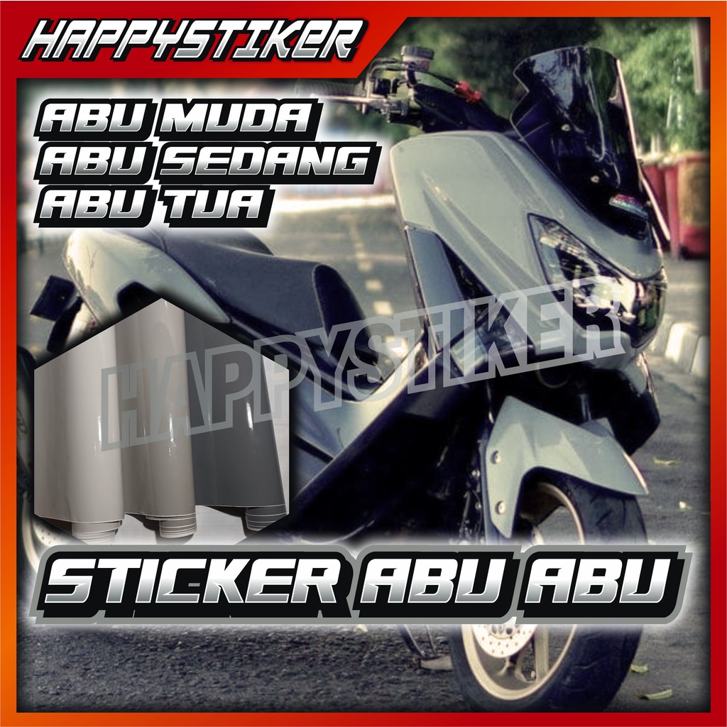 Jual Sticker Skotlet Abu Abu muda / Sticker light Grey / Skotlet nardo ...