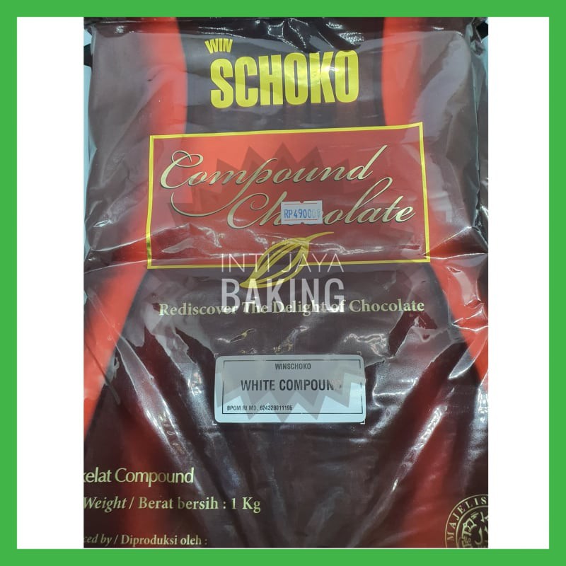 Jual NEW WHITE COMPOUND GRANDE WIN SCHOKO COMPOUND CHOCOLATE 1 KG ...