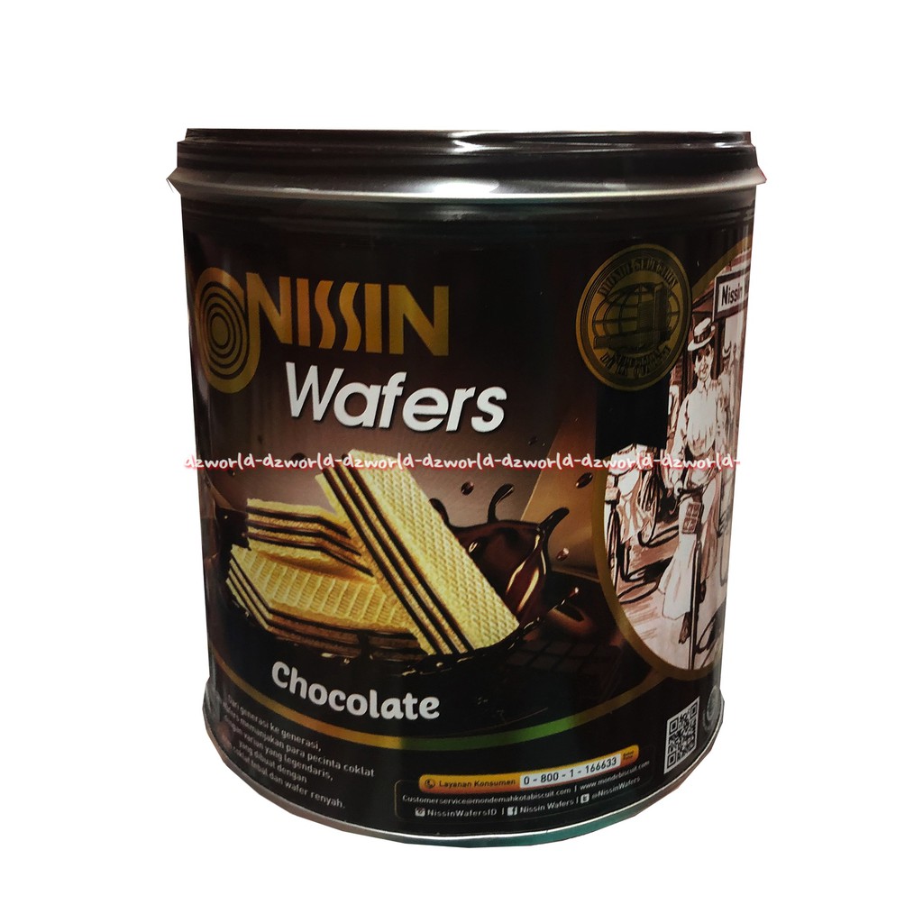 Jual Nissin 570gr Wafers Chocolate Wafer Cokelat 570gram Kemasan Kaleng ...