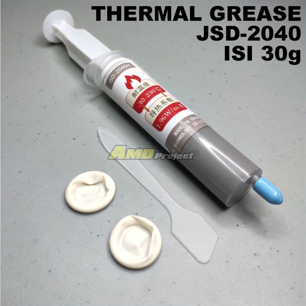 Jual Thermal Grease Original JSD-2040 Isi 30g Pasta pendingin Heatsink LED HPL TRANSISTOR IC ...