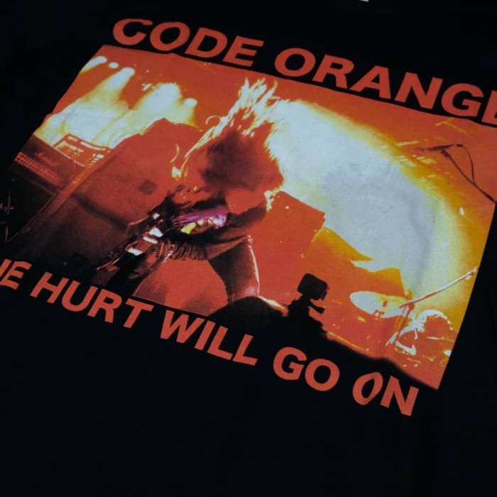 Jual KAOS BAND CODE ORANGE - THE HURT WILL GO ON | Shopee Indonesia