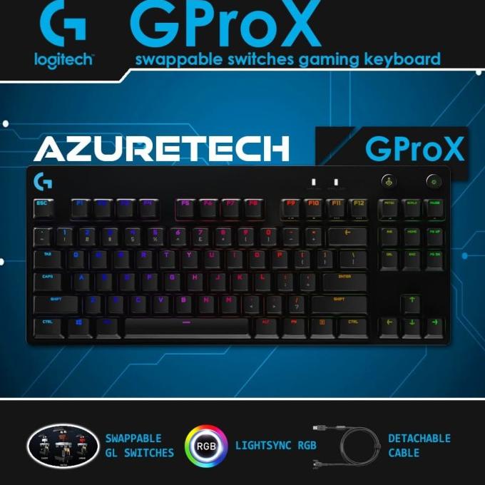 Jual Logitech GPro / G Pro X TKL Mechanical Gaming Keyboard Garansi ...