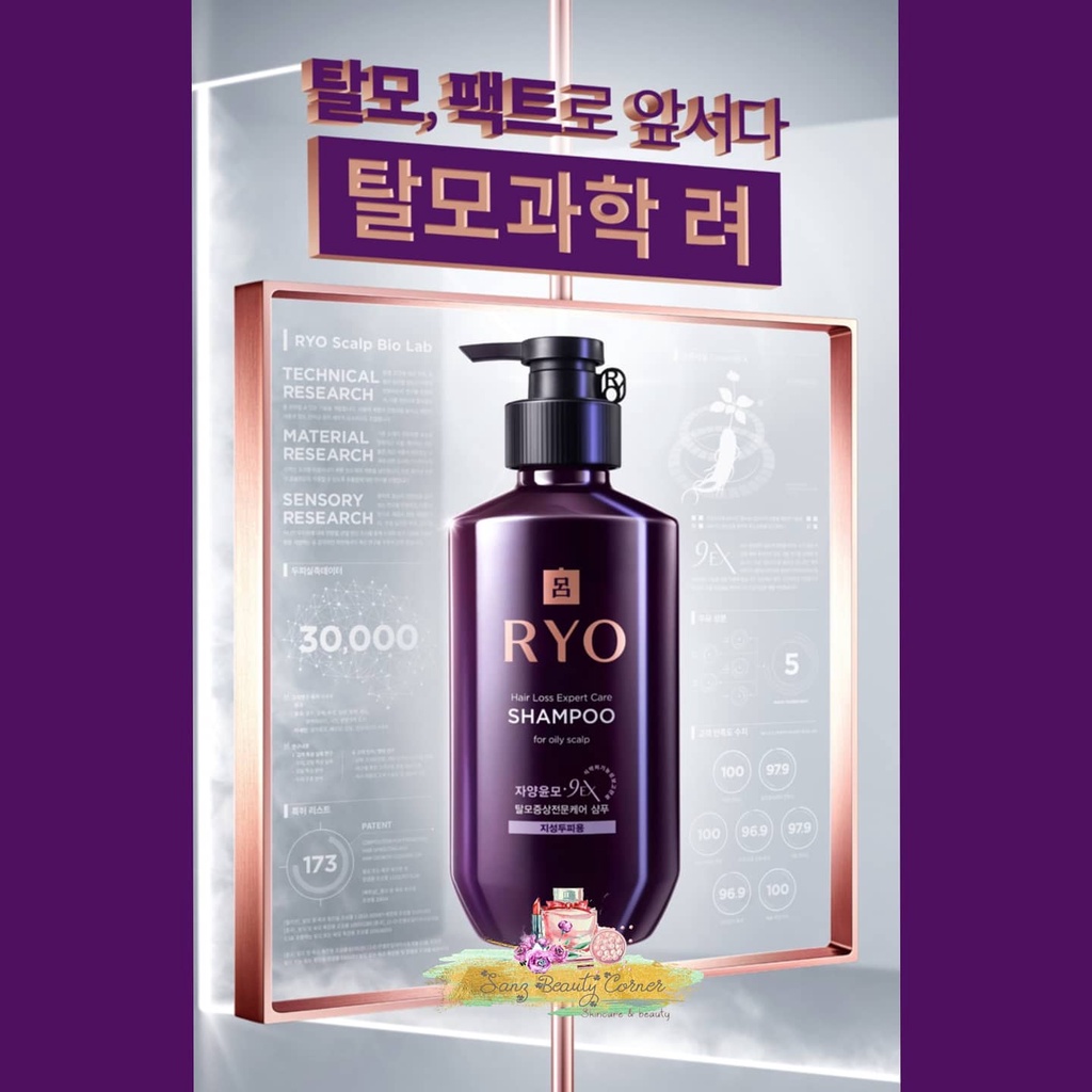 Jual RYO Jayangyunmo Hair Loss Care Shampoo / Anti Rontok 400ml ...