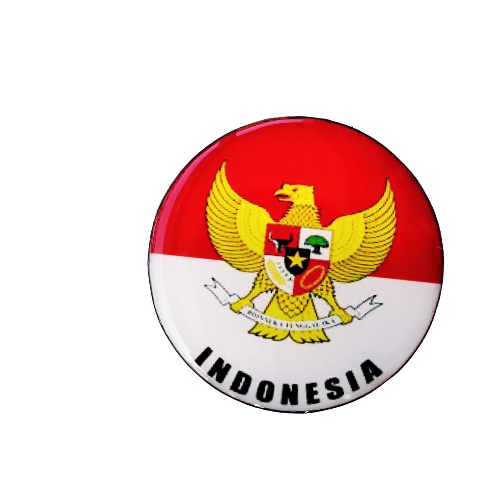Jual Stiker Timbul Emblem Bendera Garuda Indonesia Bendera Merah Putih ...