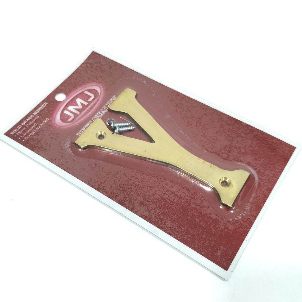 Jual Huruf Pagar rumah Kuningan Brass Huruf Y - A1133 | Shopee Indonesia