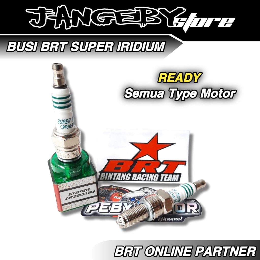 Jual Busi BRT Super Iridium Beat Scoopy Vario Nmax Aerox Mio M3 PCX Semua Type Motor | Shopee ...