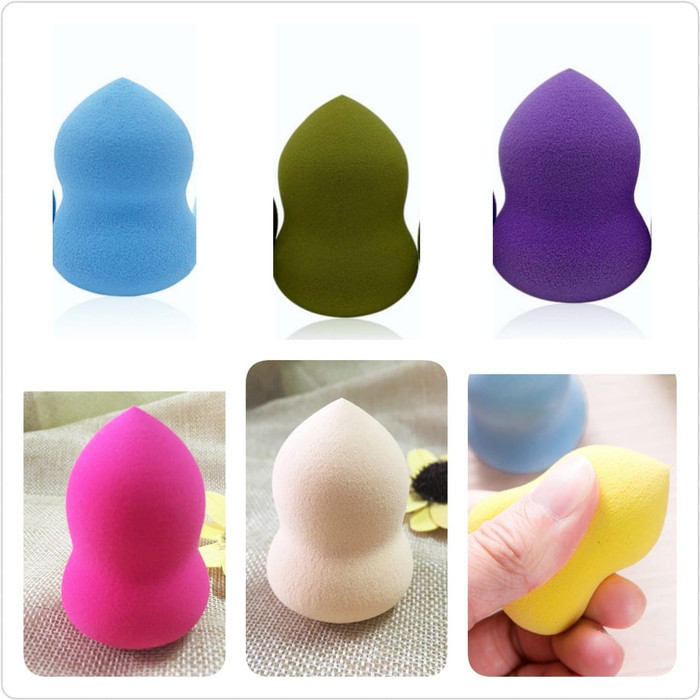 Jual Sponge Blender Busa Make Up Gourd Shaped Packing Mika A736 ...