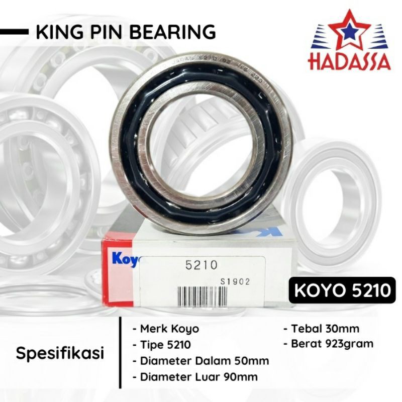 Jual Angular Bearing Koyo 5210 As 50mm Original | Shopee Indonesia