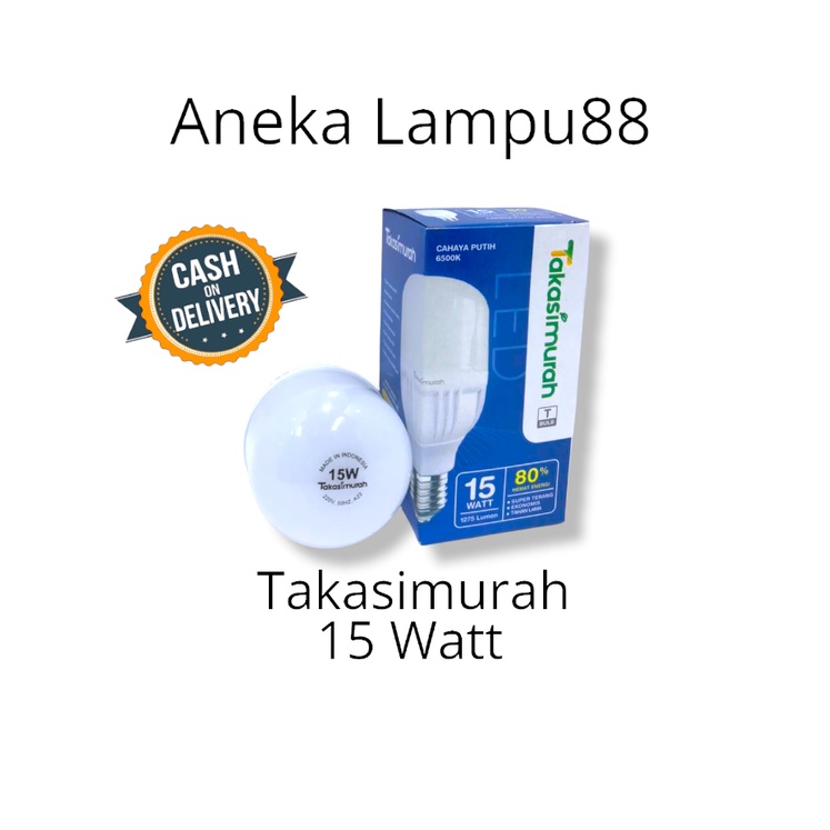 Jual LAMPU LED 15 WATT PUTIH TINTIN - TAKASIMURAH / BOHLAM LED 15WATT / LAMPU MURAH 15 WATT ...