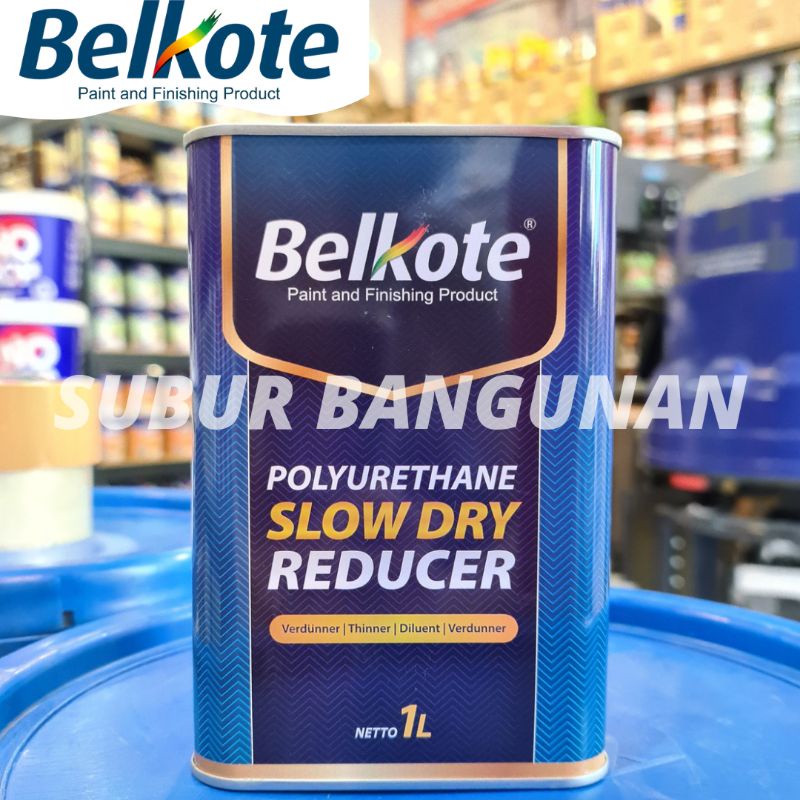 Jual Thinner PU Slow Dry Reducer Belkote 1 Ltr Tiner Belkote | Shopee Indonesia