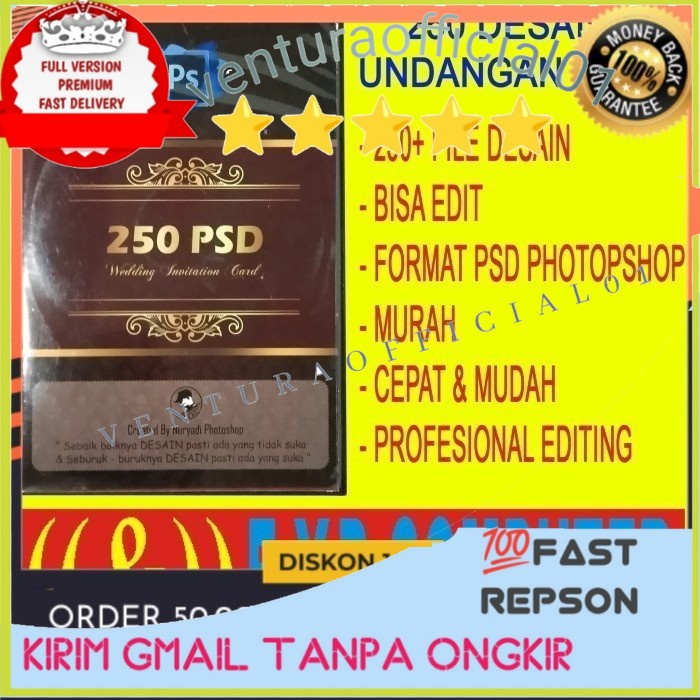 Jual Garansi 250 TEMPLATE UNDANGAN FORMAT PSD PHOTOSHOP KOLEKSI DESAIN ...
