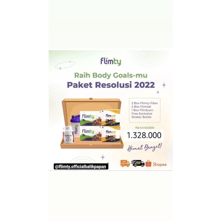 Jual Paket bundling flimty 1 bulan lebih murah FREE SHAKER FLIMTY ...