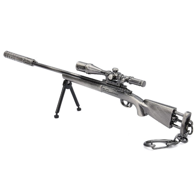 Jual PUBG Sniper M24 Gun Weapon Keychain Gantungan Kunci | Shopee Indonesia
