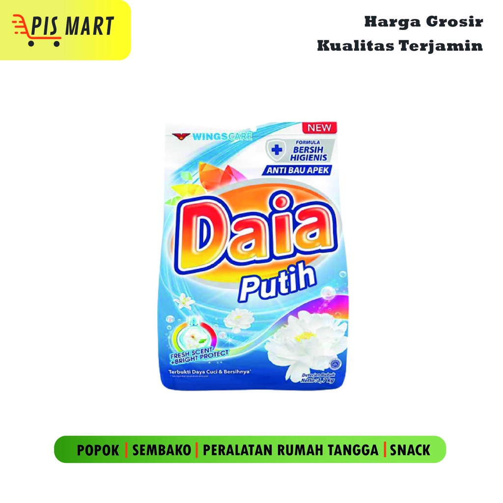 Jual Daia Putih Deterjen Bubuk 800 gr | Shopee Indonesia