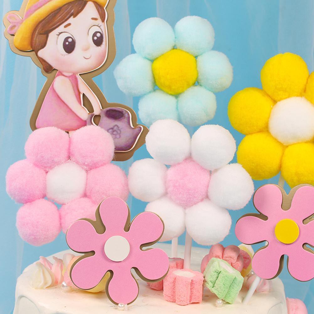 Jual Topper Kue Ulang Tahun Hiasan Kue Bentuk Bunga Topper Cake ...