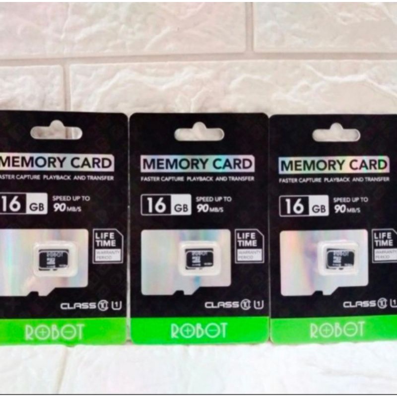 Jual MICRO SD ROBOT 16 GB , MEMORY CARD ROBOT 100% ORIGINAL | Shopee ...