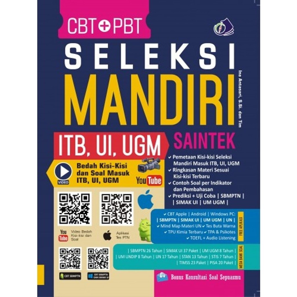 Jual SELEKSI MANDIRI ITB, UI, UGM SAINTEK | Shopee Indonesia