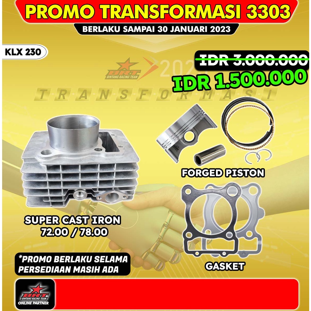 Jual Paket Bore UP KLX 230 - Blok Piston - BRT Promo 3303 | Shopee ... Jual Paket Bore UP KLX 230 - Blok Piston - BRT Promo 3303 | Shopee ...