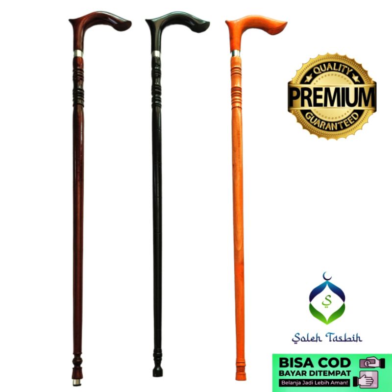 Jual Tongkat Jalan Kayu Walikukun,Johar, Tensek, Kelor Emas//COD ...