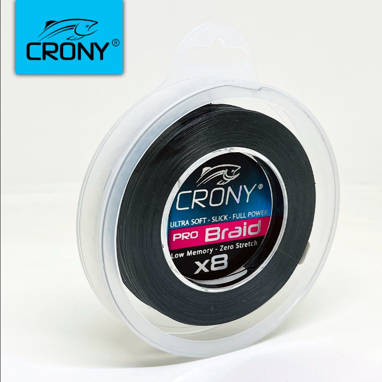 Jual Senar Pe X8 Crony Pro Braid - 50M sd 200M - Warna Hitam | Shopee ...