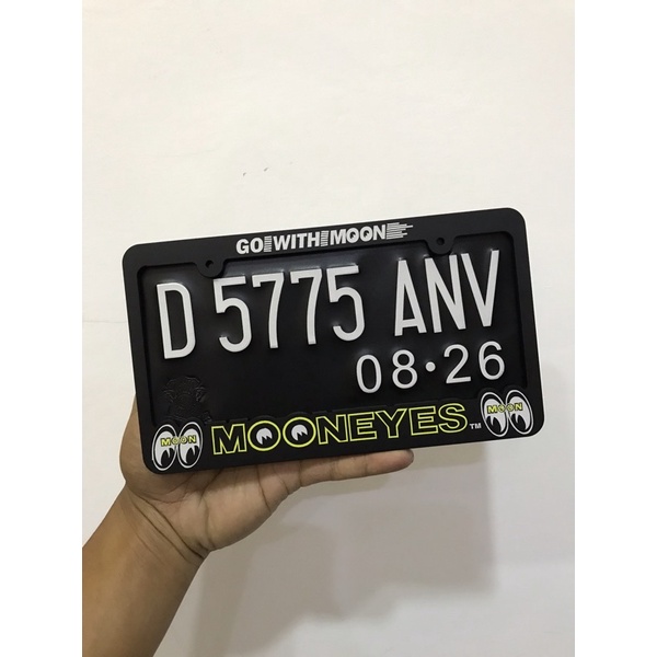 Jual License plate frame + custom plat nomor / frame plat nomor motor ...