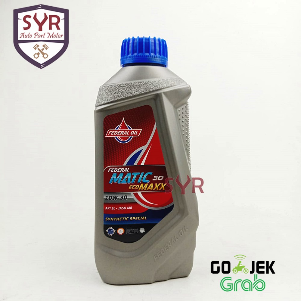 Jual OLI MOTOR FEDERAL MATIC 30 ECOMAXX 800ML BEST QUALITY | Shopee ...