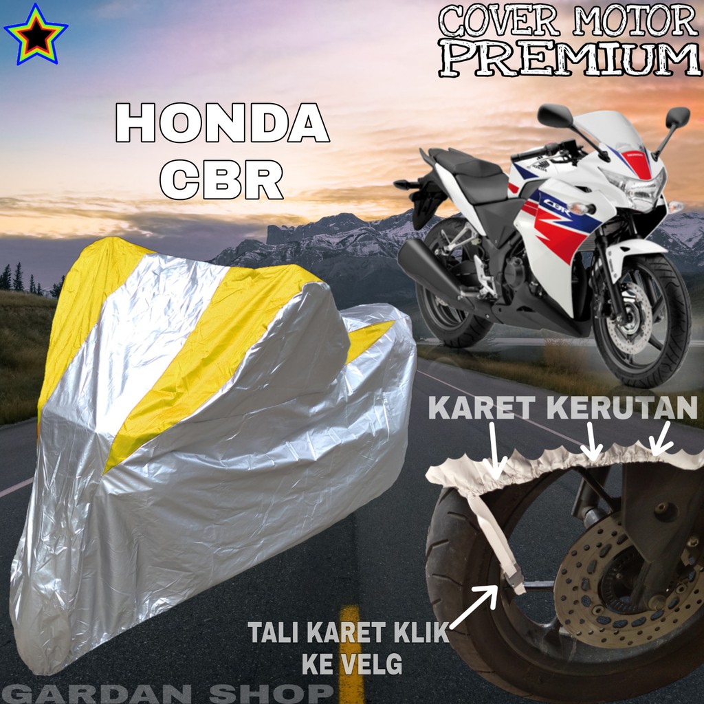 Jual Sarung Motor HONDA CBR Silver KUNING Body Cover Honda PREMIUM ...