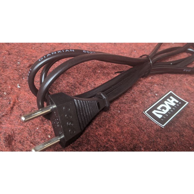 Jual KABEL POWER AC BUNTUNG HITAM +- 150CM | Shopee Indonesia