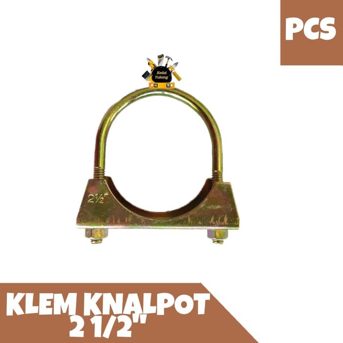Jual KEDAI TUKANG - Klem Knalpot Baut Kelem 2 1/2" inch / U Bolt ...