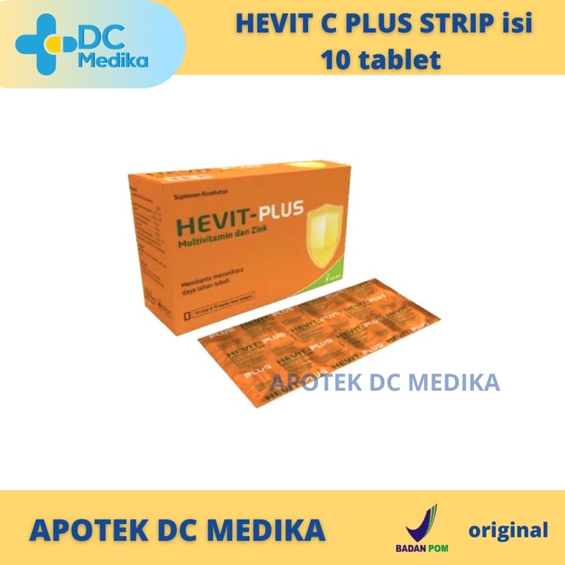 Jual HEVIT PLUS / MULTIVITAMIN + ZINC | Shopee Indonesia