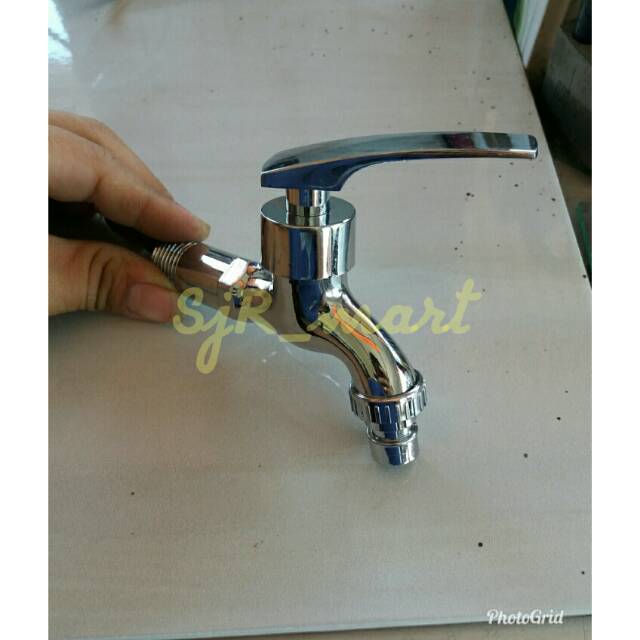Jual KRAN AIR 1/2 Inch STAINLESS / Kran Selang Stainless / Kran Taman ...