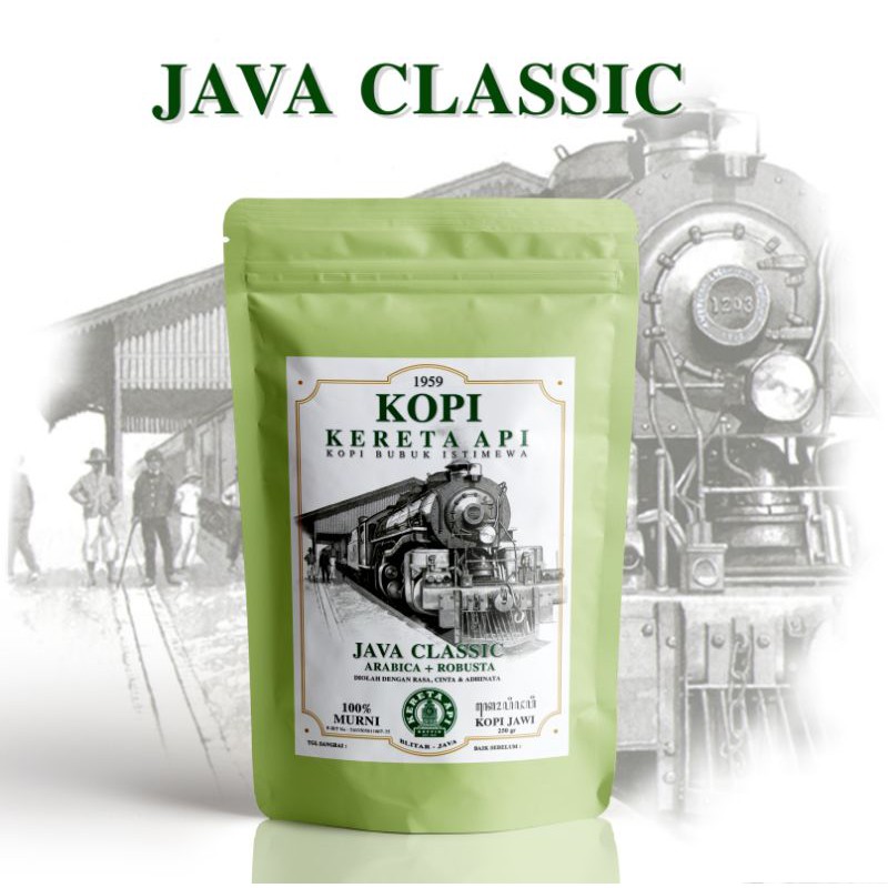 Jual JAVA CLASSIC 250gr - Kopi Kereta Api - Kopi Bubuk Istimewa ...
