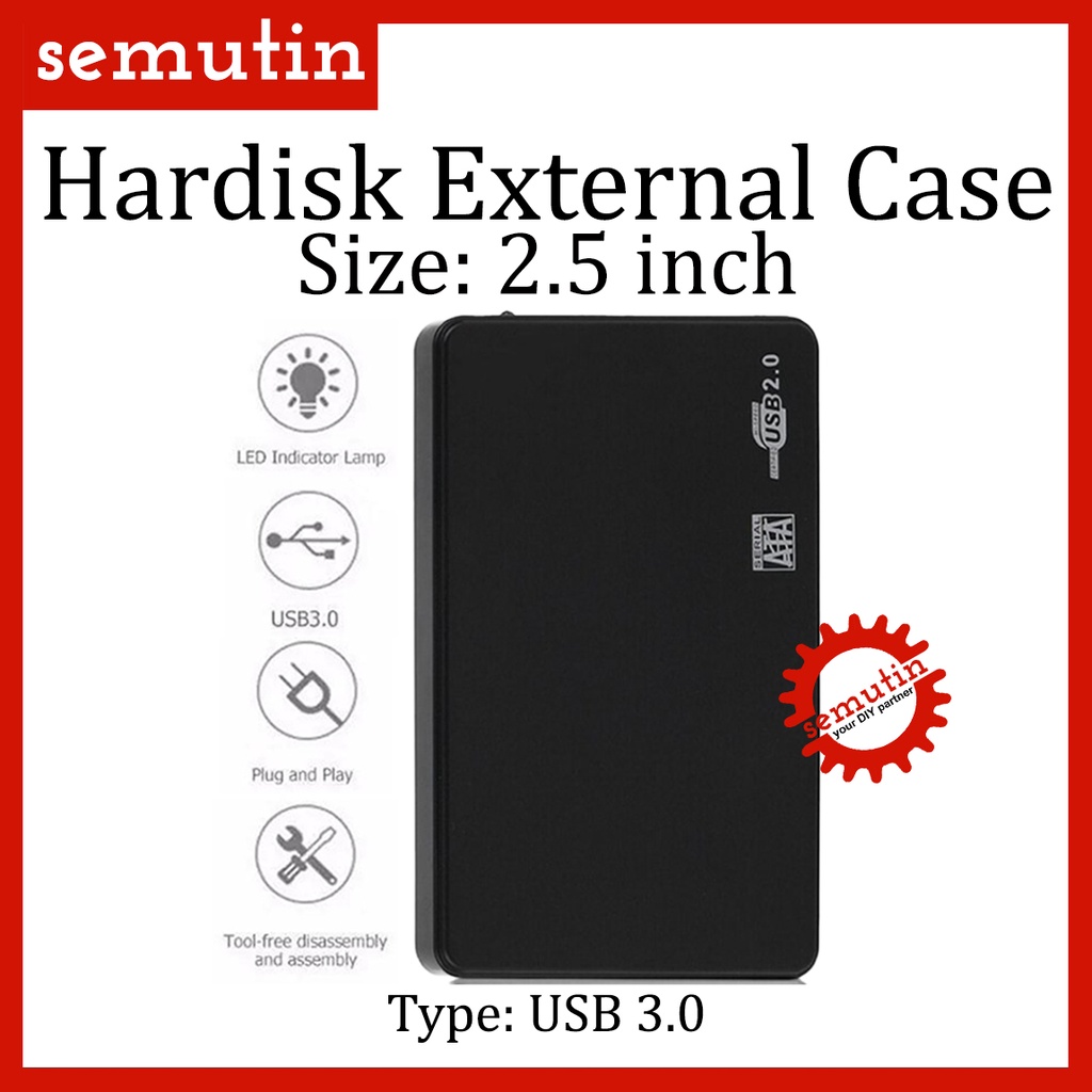 Jual Casing Hardisk External Case AD28 / 2.5 inch HDD USB 3.0 SSD 2,5 ...