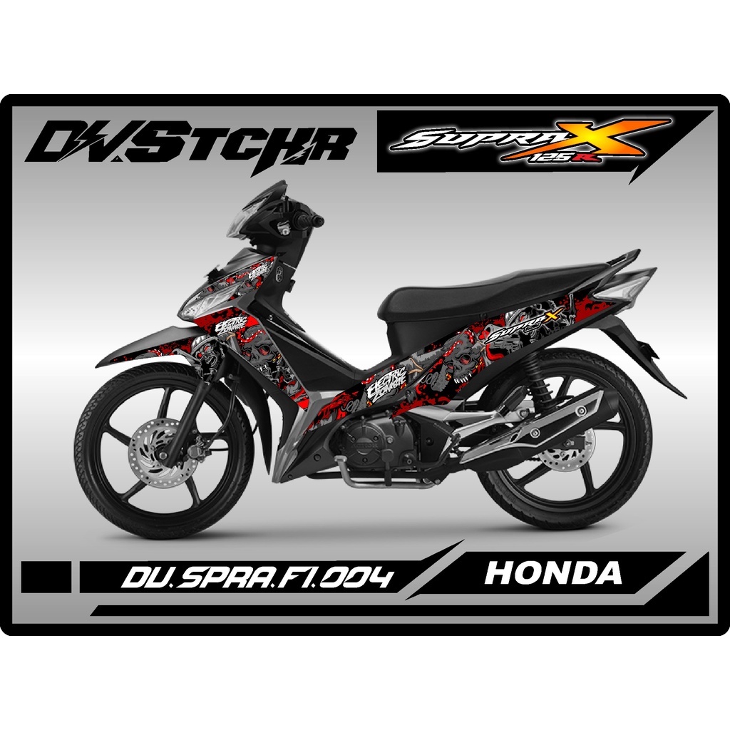 Jual Stiker Striping SUPRA X 125 FI - STICKER SUPRA X 125 FI - list ...