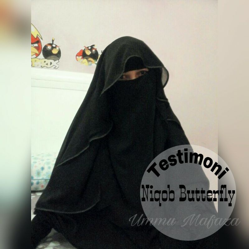 Jual CADAR BUTTERFLY BISBAN|Gratis 1 NIQAB | NIQOB FARFALA| PURDA CADOR ...