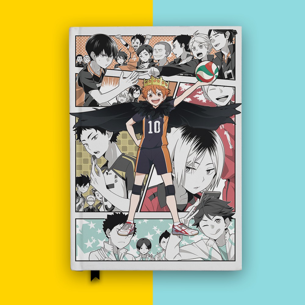 Jual Notebook Haikyuu Comic Strip Anime Cosplay Buku Tulis Hardcover ...