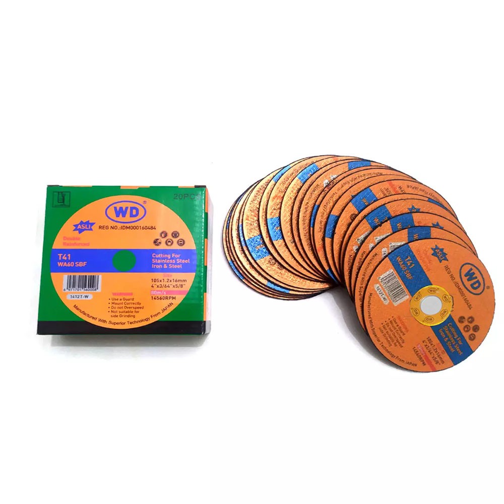 Jual WD BATU POTONG WD 4 X 1.2 ( 1 DUS 10pcs ) MATA GERINDA CUTTING ...