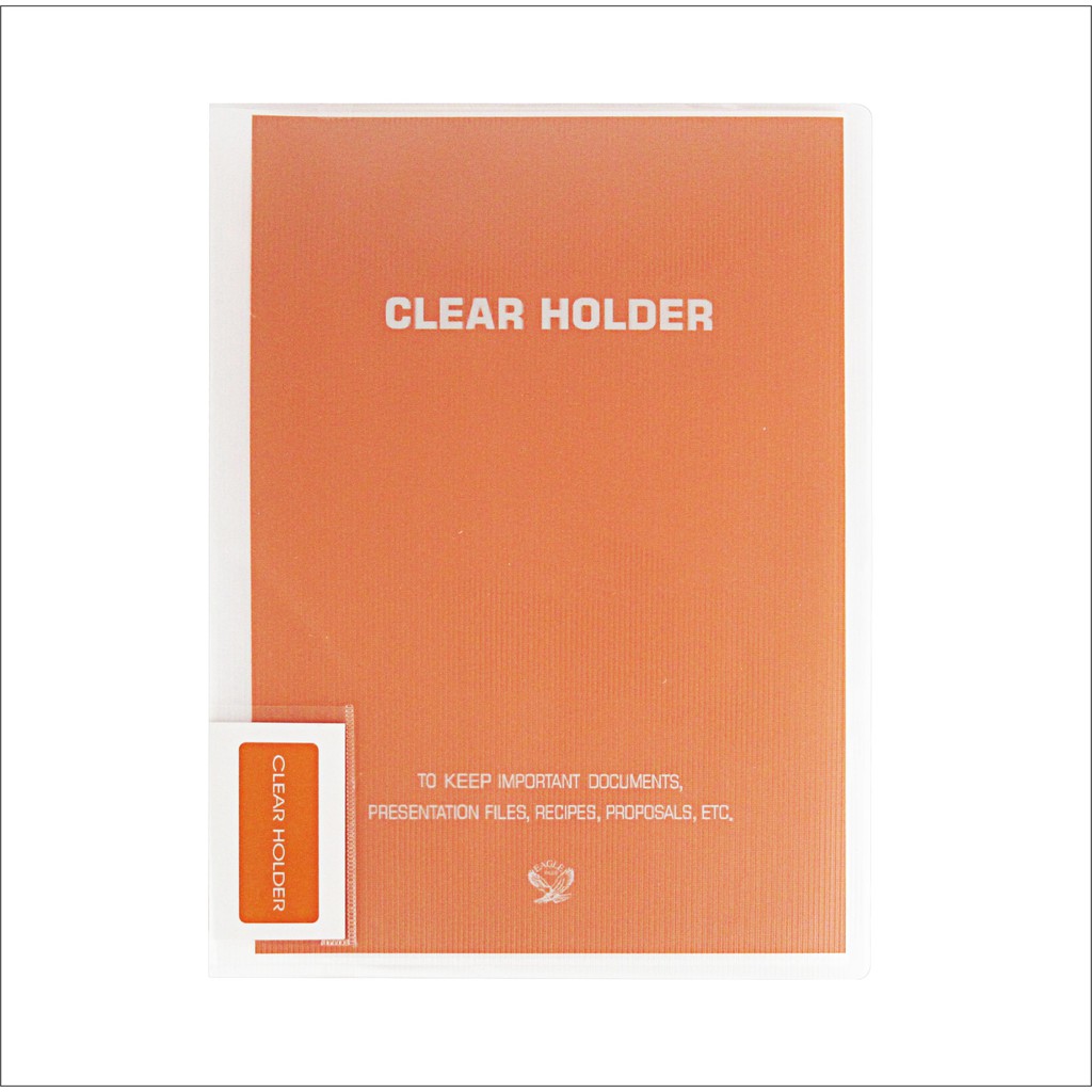 Jual Clear Holder 10 Pocket EAGLE A4 / F4 Dokumen Keeper Display Book ...