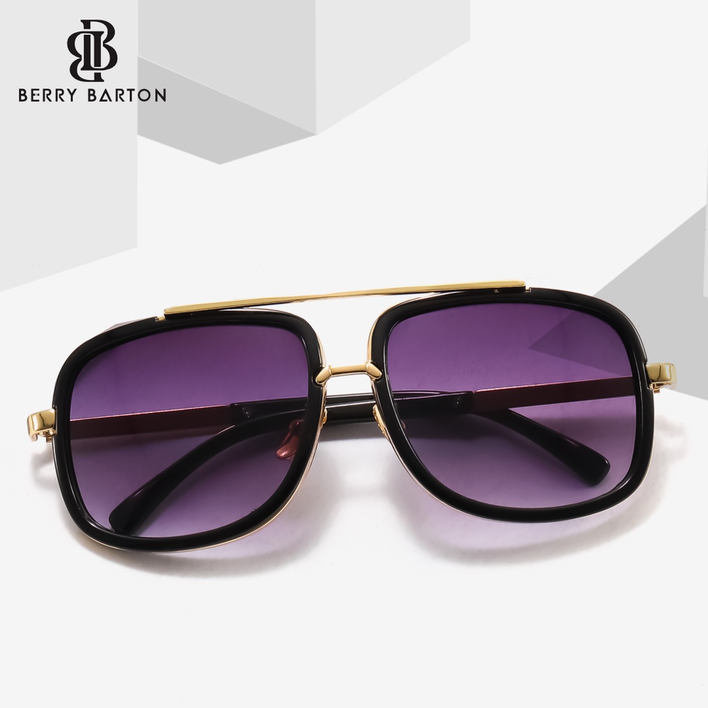 Jual Berrybarton - Kacamata Hitam Aviator Metal Plastik Sunglasses Anti UV400 BB 571 | Shopee ...