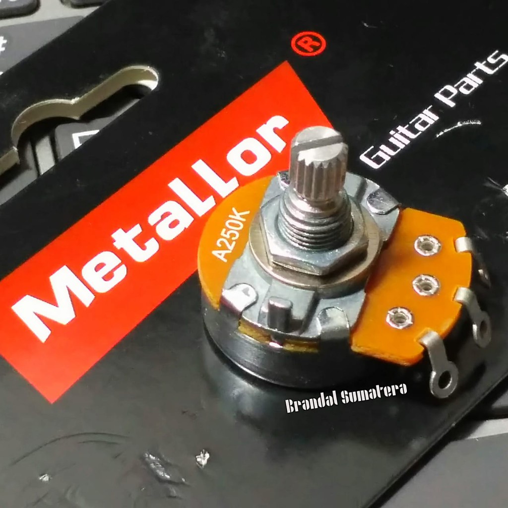 Jual Potensio Gitar/Bass Metallor Alpha A250K | Shopee Indonesia