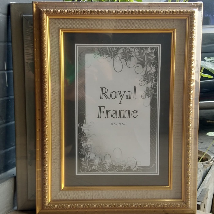 Jual NEW Frame/Figura/Bingkai foto Linen Ukir 11R / A4 size. (21x30cm ...