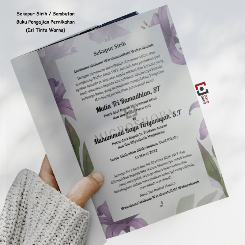 Jual Buku Pengajian Menjelang Pernikahan / Buku Pra Nikah / Doa ...