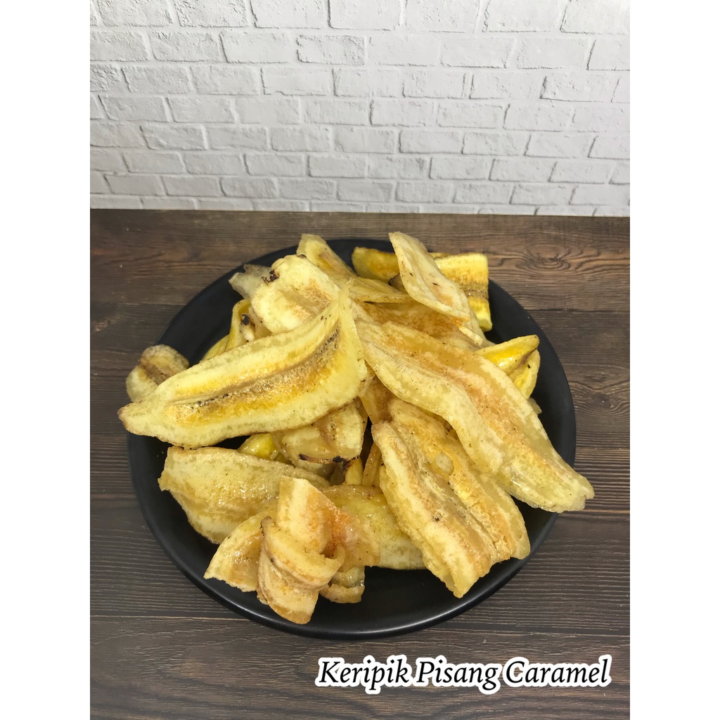Jual 250 GRAM KERIPIK PISANG CARAMEL KERIPIK PISANG MANIS BANANA CHIPS ...