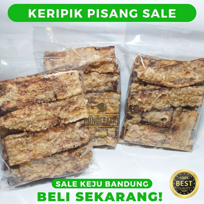 Jual Sale Pisang 250 gram - Keripik Pisang Sale Lidah Enak Manis Gurih ...