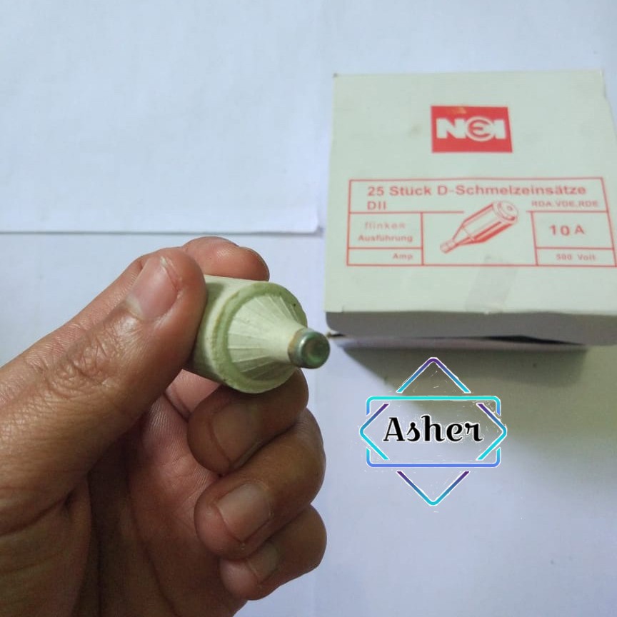 Jual KAP DAN SEKRING BATU FUSE BOX SIKRING KERAMIC 10A SEKERING LISTRIK ...