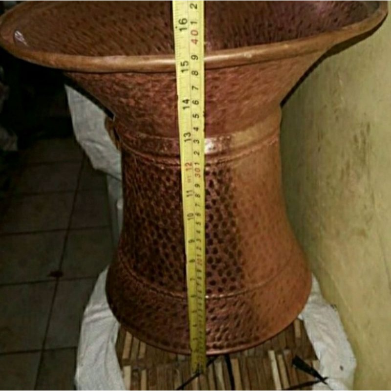 Jual panci seeng tembaga jadul kuno 2kg | Shopee Indonesia